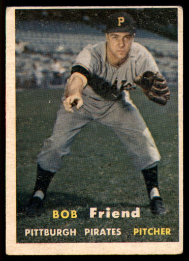1957 Topps #150 Bob Friend EX ID: 60689 - Scottsdale Cards 2021