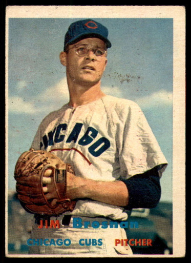 1957 Topps #155 Jim Brosnan EX ID: 60742 - Scottsdale Cards 2021
