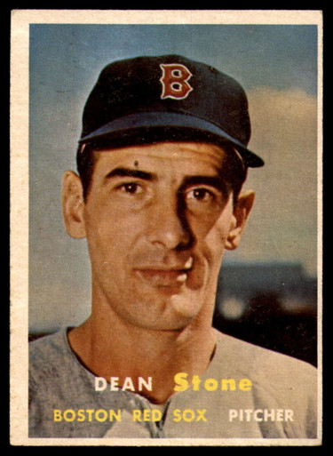 1957 Topps #381 Dean Stone EX - Scottsdale Cards
