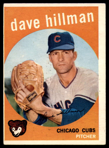 1959 Topps #319 Dave Hillman EX++ ID: 68131 - Scottsdale Cards 2021