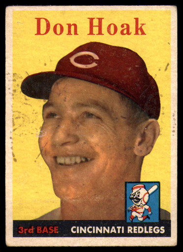 1958 Topps #160 Don Hoak VG - Scottsdale Cards 2021