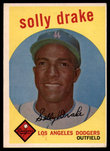 1959 Topps #406 Solly Drake EX ID: 68978 - Scottsdale Cards 2021