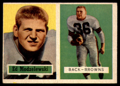 1957 Topps #127 Ed Modzelewski DP VG - Scottsdale Cards 2021
