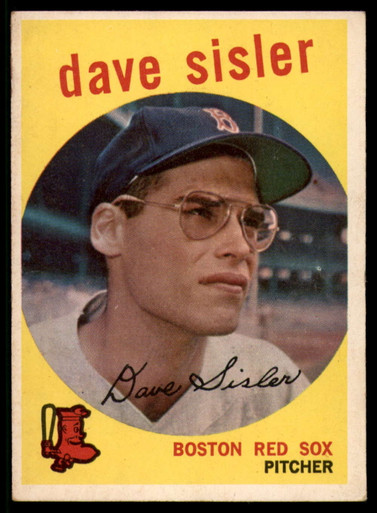 1959 Topps #384 Dave Sisler EX - Scottsdale Cards 2021