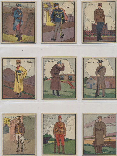 1932 R139 E. Rosen Co. Soldiers Cards Set 36