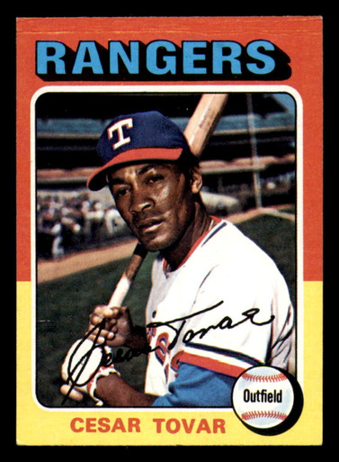 1975 Topps Mini #178 Cesar Tovar Ex-Mint - Scottsdale Cards 2021