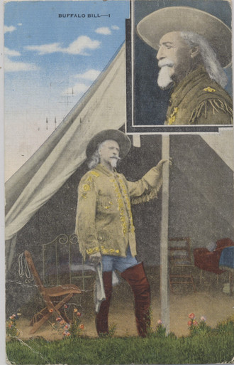 1949 Buffalo Bill Post Card