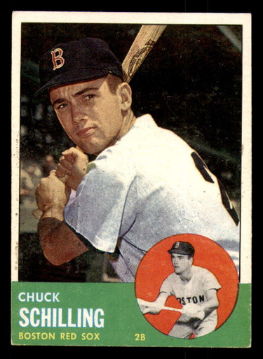 1963 Topps #52 Chuck Schilling Excellent Red Sox ID:322074 - Scottsdale ...
