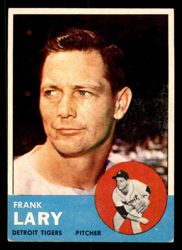 1963 Topps #140 Frank Lary Very Good Tigers ID:322241 - Scottsdale Cards
