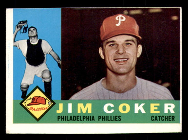 1960 Topps #438 Jimmie Coker Miscut RC Rookie Phillies ID:338189 ...