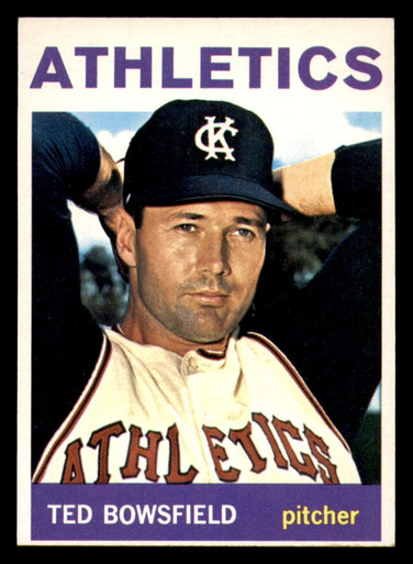1964 Topps #447 Ted Bowsfield Miscut Athletics ID:348882 - Scottsdale Cards