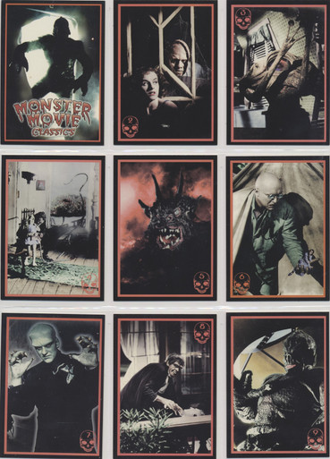 1997 Reed Inc Monster Movie Classics Series 1 Set 50 + 7 1484/2000