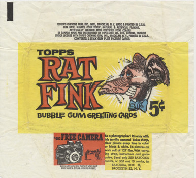 1963 Topps Rat Fink 5 Cents Wrapper #*sku35068