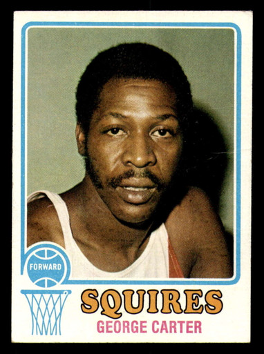 1973-74 Topps #191 George Carter Very Good - Scottsdale Cards 2021