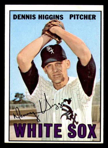 1967 Topps #52 Dennis Higgins Near Mint Set Break - Scottsdale Cards