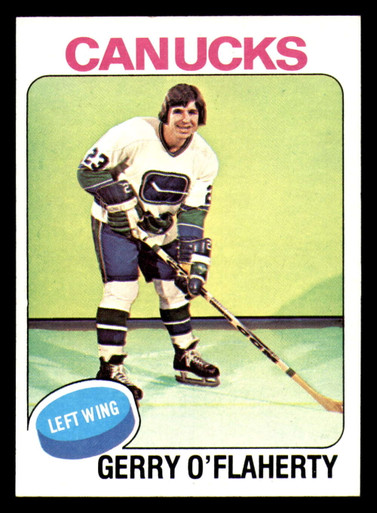 1975-76 Topps #307 Gerry O'Flaherty Near Mint - Scottsdale Cards 2021