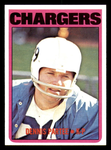 1972 Topps #163 Dennis Partee Ex-Mint - Scottsdale Cards 2021