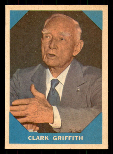 1960 Fleer #15 Clark Griffith Ex-Mint ID: 383276 - Scottsdale Cards 2021
