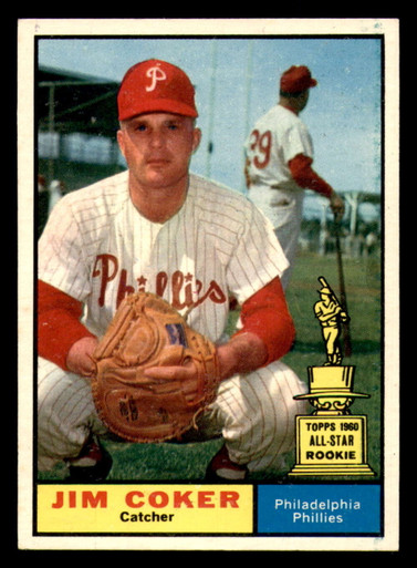 1961 Topps #144 Jimmie Coker Excellent+ Set Break - Scottsdale Cards