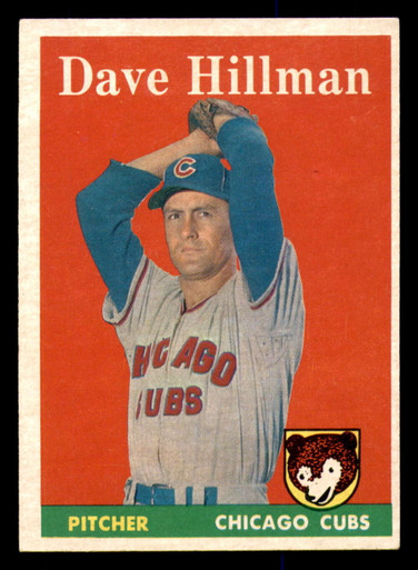 1958 Topps #41 Dave Hillman Excellent+ ID: 393068 - Scottsdale Cards 2021