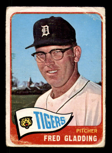 1965 O-Pee-Chee #37 Fred Gladding Poor OPC - Scottsdale Cards 2021