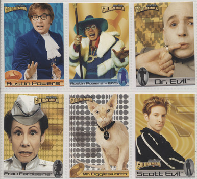 2002 New Line Productions Inc Austin Powers Trading Cards Promo Set 6 ...
