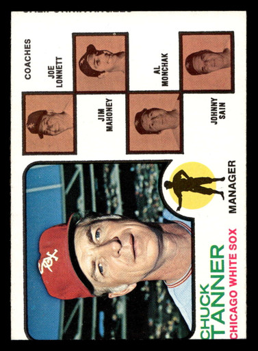 1973 Topps #356 Chuck Tanner MG miscut White Sox MG - Scottsdale Cards 2021
