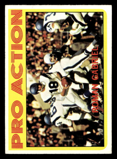 1972 Topps #128 Roman Gabriel IA Ex-Mint - Scottsdale Cards 2021