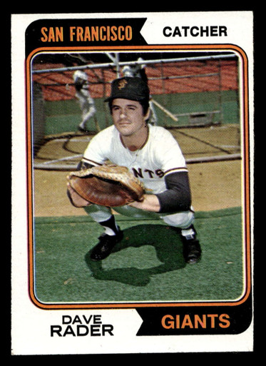 1974 Topps #213 Dave Rader Near Mint ID: 407856 - Scottsdale Cards 2021