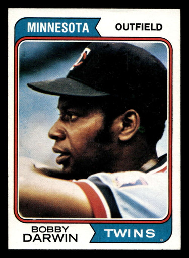 1974 Topps #527 Bobby Darwin Ex-Mint - Scottsdale Cards