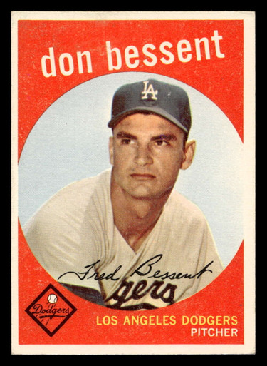1959 Topps #71 Don Bessent Ex-Mint - Scottsdale Cards 2021