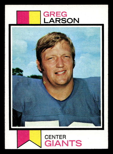 1973 Topps #418 Greg Larson Near Mint - Scottsdale Cards 2021