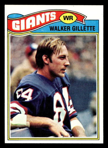 1977 Topps #457 Walker Gillette Near Mint+ - Scottsdale Cards