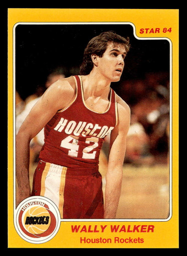1983-84 Star #84 Wally Walker Ex-Mint - Scottsdale Cards 2021