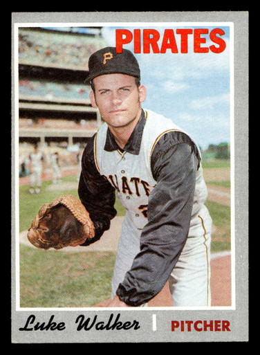 1970 Topps #322 Luke Walker Ex-Mint ID: 419706 - Scottsdale Cards 2021