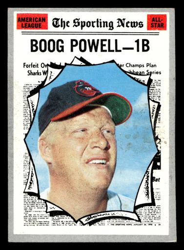 1970 Topps #451 Boog Powell All-Star Excellent+ ID: 420092 - Scottsdale ...