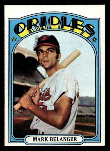 1972 Topps #456 Mark Belanger Ex-Mint ID: 422443 - Scottsdale Cards 2021