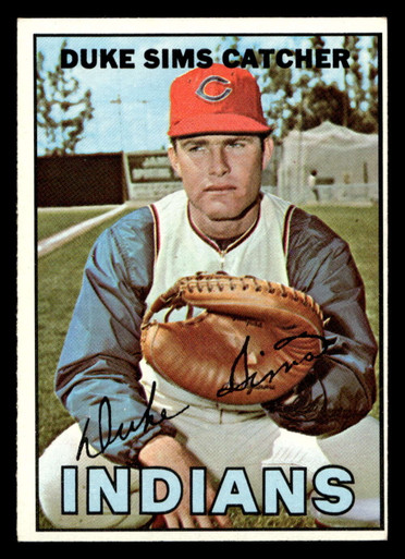 1967 Topps #3 Duke Sims Ex-Mint ID: 423044 - Scottsdale Cards 2021
