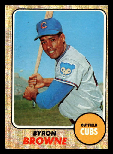 1968 Topps #296 Byron Browne Excellent+ ID: 425378 - Scottsdale Cards