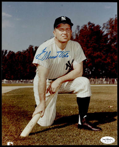 Elmer Valo 8 x 10 Photo Signed Auto JSA Sticker Only New York Yankees ...