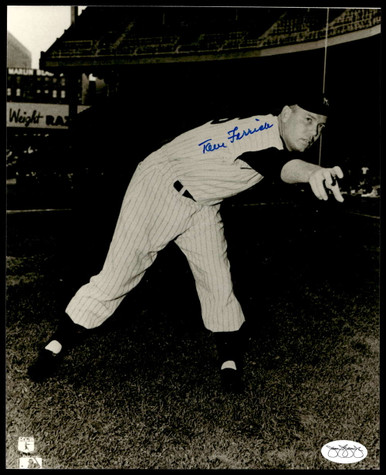 Tom Ferrick 8 x 10 Photo Signed Auto JSA Sticker Only New York Yankees ...