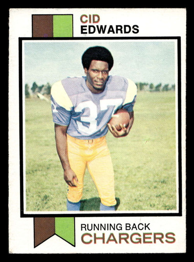 1973 Topps #13 Cid Edwards Ex-Mint - Scottsdale Cards 2021