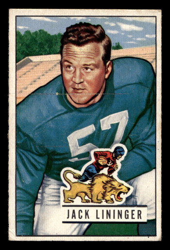 1951 Bowman #135 Jack Lininger Very Good ID: 436279 - Scottsdale Cards 2021