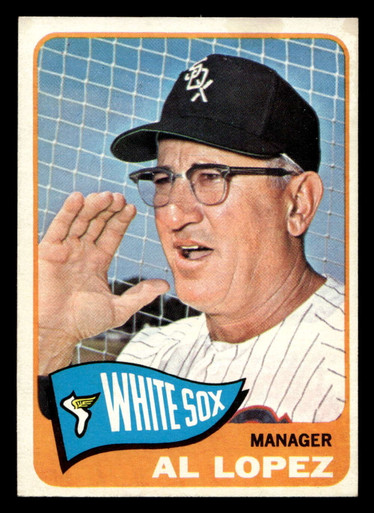 1965 Topps #414 Al Lopez MG Excellent+ HIGH # - Scottsdale Cards 2021