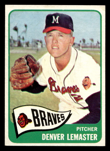 1965 Topps #441 Denny LeMaster Ex-Mint HIGH # - Scottsdale Cards 2021