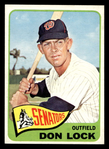 1965 Topps #445 Don Lock Very Good HIGH # - Scottsdale Cards 2021