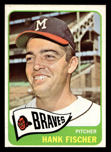 1965 Topps #585 Hank Fischer Ex-Mint HIGH # - Scottsdale Cards