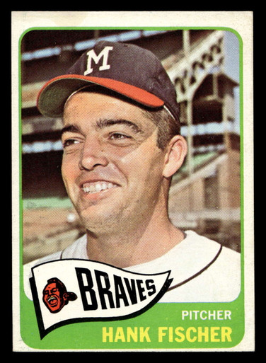 1965 Topps #585 Hank Fischer Excellent+ HIGH # - Scottsdale Cards