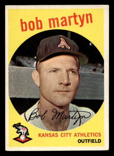 1959 Topps #41 Bob Martyn VG-EX - Scottsdale Cards 2021
