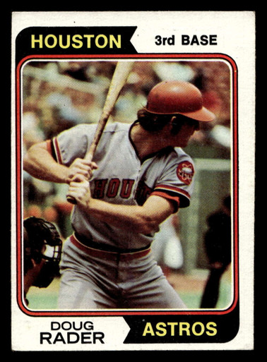 1974 Topps #395 Doug Rader Ex-Mint - Scottsdale Cards 2021